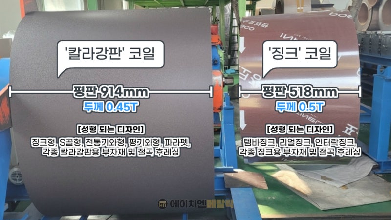 징크250 칼라강판 Vs 리얼징크의 차이를 아세요 네이버 블로그