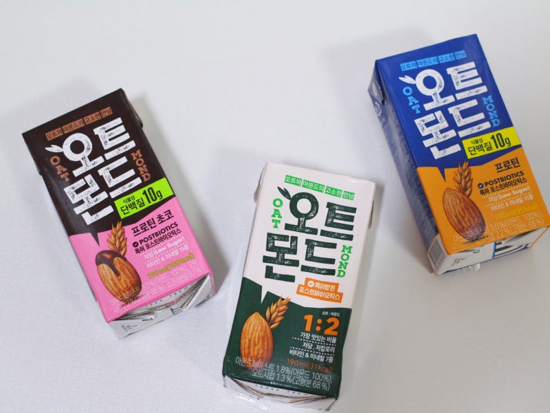 오트몬드 식물성음료 신제품 오리지널 초코 프로틴 비교 네이버 블로그
