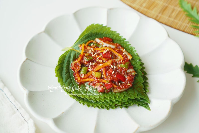 깻잎 양념장 만들기 백종원 깻잎김치 만드는 법 깻잎반찬 네이버 블로그