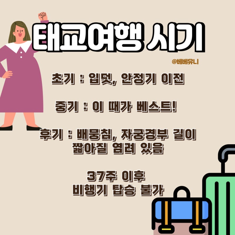 임산부 태교여행 시기 해외 비행기 탑승 서류 주의할점 체크 네이버 블로그