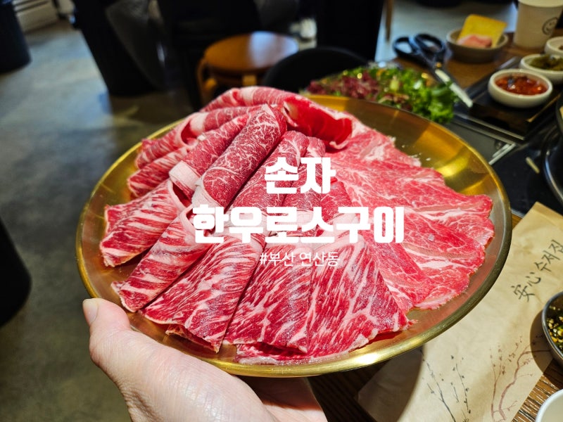 부산 연산동 소고기 맛집 추천 가성비 좋은 손자한우로스구이 네이버 블로그