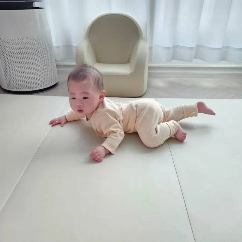 아기 배밀이 시기 연습방법 6개월 아기발달 운동발달 네이버 블로그