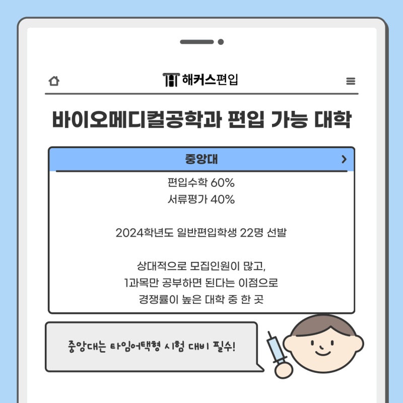 한양대 바이오메디컬공학과 전망 및 편입 합격 후기 네이버 블로그