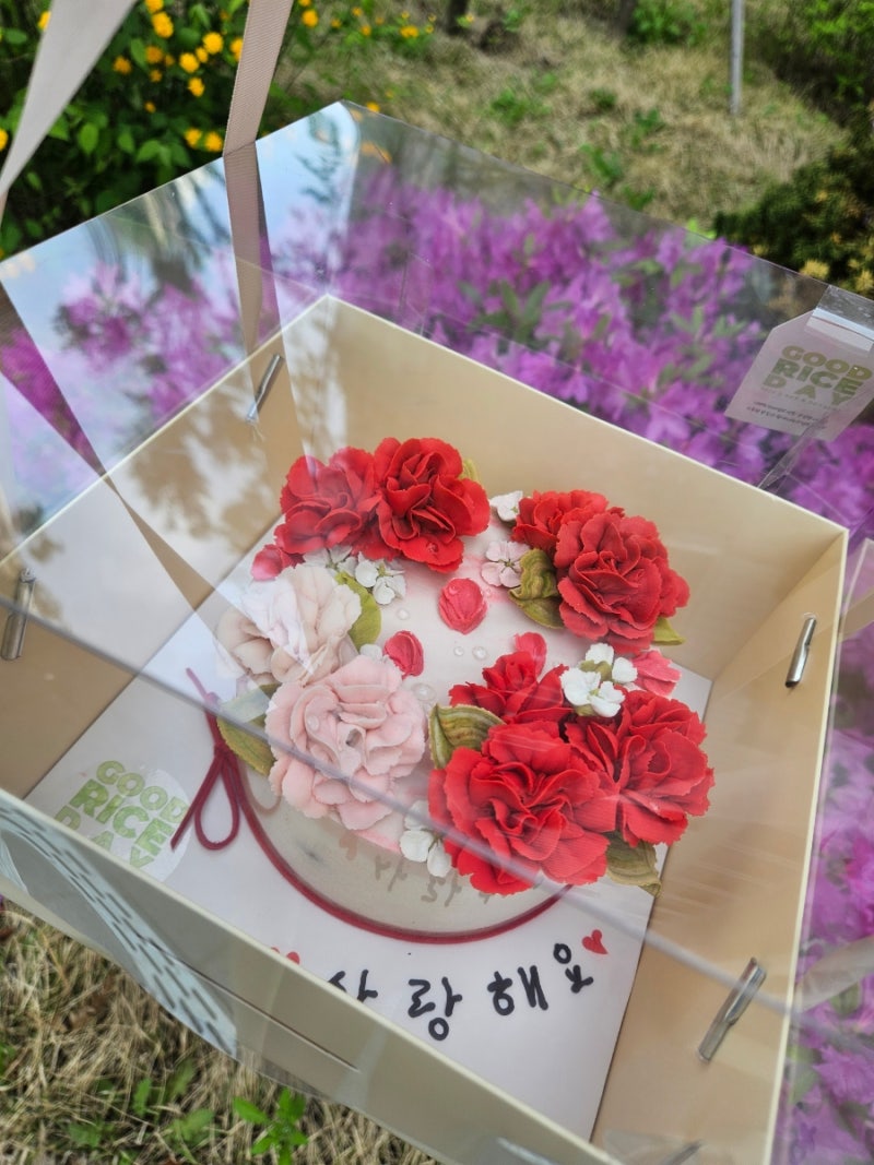 아산 탕정케이크 색감 좋은 떡 앙금플라워 Good Rice Day 네이버 블로그