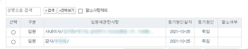 법인 임원변경등기 이사 사임 And 취임 감사 사임 셀프등기 2 네이버 블로그