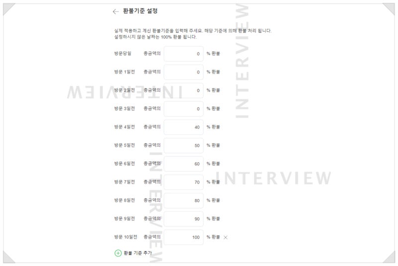 네이버 스마트 플레이스 예약주문 환불 기준 설정 네이버 블로그