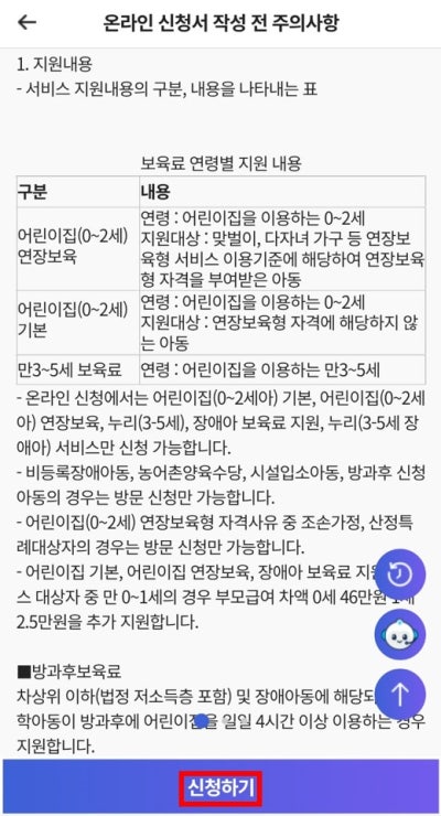 어린이집 연장반 비용 시간 및 신청방법 복직예정신고서 양식 네이버 블로그