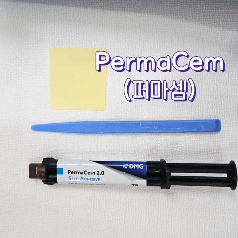 퍼마셈(PermaCem) 레진시멘트, 크라운 접착제, 인레이 접착제 : 네이버 블로그