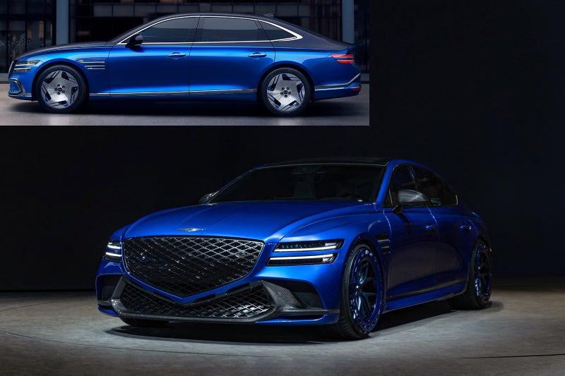제네시스 G80 EV 페이스리프트(롱휠베이스) / G80 EV 마그마 컨셉트카 공개됐스흠 : 네이버 블로그