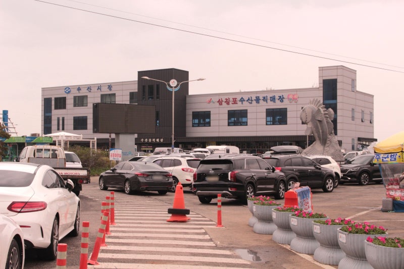 서산 여행 삼길포항 선상횟집 구경하기 사람들이 즐겨 찾는 대호방조제 주변의 최대 항구 삼길포수산시장 무료 주차장 이용