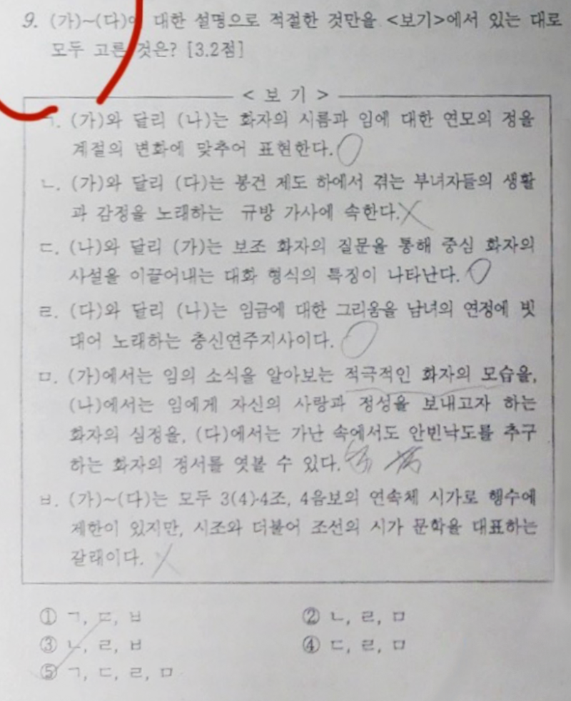 풍덕고 2학년 문학 내신 준비 과정과 시험 분석으로 기말고사 대비책 제시합니다 네이버 블로그