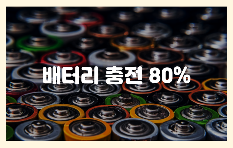 삼성 노트북 배터리 80 충전 효율 설정으로 수명 시간 Up 네이버 블로그