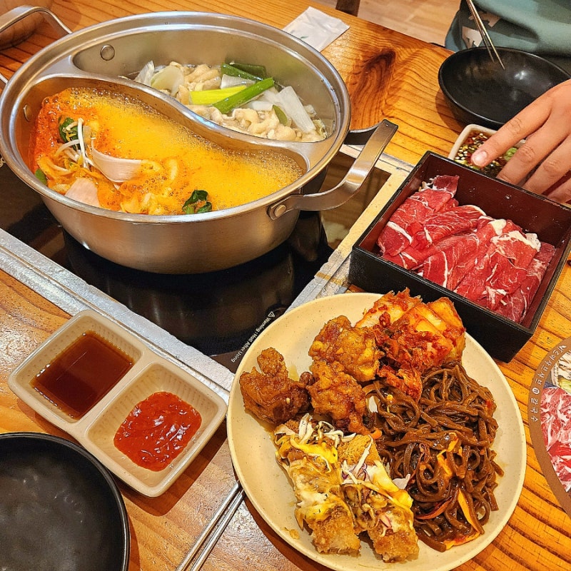 대구 바르미샤브샤브n칼국수 본점 수성구 들안길 샤브집 아쉬웠던 솔직 후기 네이버 블로그