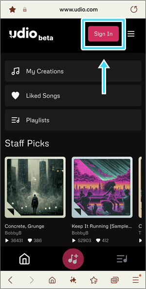 ai 작곡 음악만들기 udio - 스마트폰에서 사용하는 방법 : 네이버 블로그