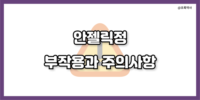 안젤릭정 성분 효능 효과 복용법 출혈 부작용 중단 주의사항 네이버 블로그