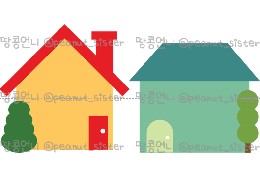 나와가족 가랜드 도안 공유 네이버 블로그