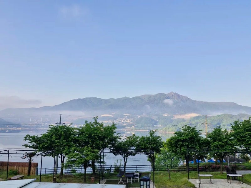 황매산 근처 합천숙소 리컴펜글 합천호 뷰맛집 가성비 글램핑 펜션 후기 네이버 블로그