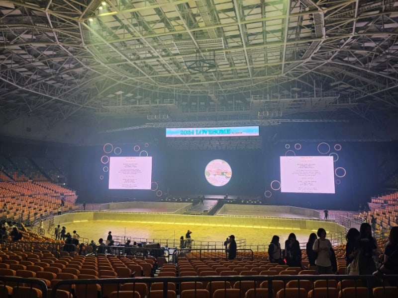 KSPO DOME 올림픽체조경기장 1층, 2층, 스탠딩 시야 총정리 : 네이버 블로그