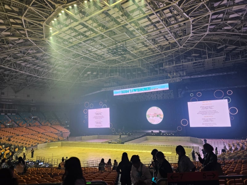 KSPO DOME 올림픽체조경기장 1층, 2층, 스탠딩 시야 총정리 : 네이버 블로그