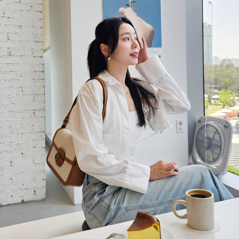 신예은 가방 패션 화보 속 여름 캔버스백 추천 제이에스티나 핸드백 리뷰 네이버 블로그