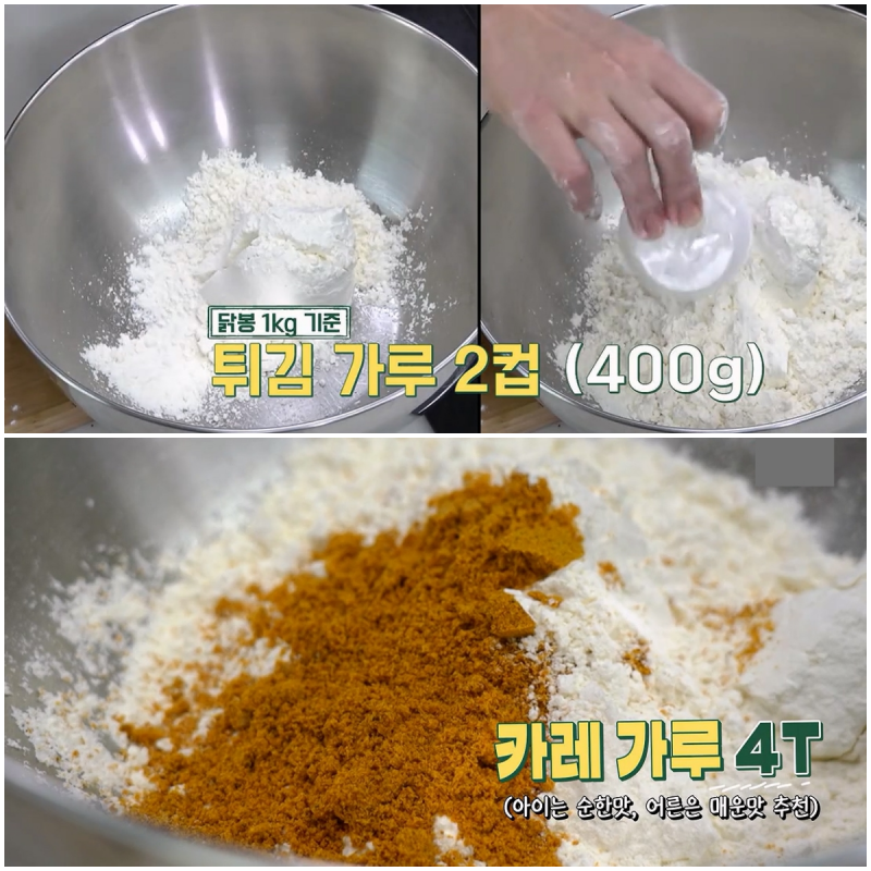 편스토랑 류수영 만원 반반치킨 레시피 어남선생 후라이드 양념 치킨 소스 만들기 닭봉요리 : 네이버 블로그
