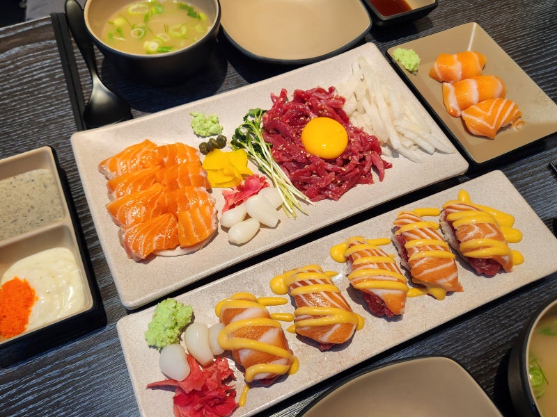 전주 신시가지 연어 맛집 육회바른연어 전주신시가지점 육회 연어회 연어초밥 맛있는 집 추천~ 네이버 블로그