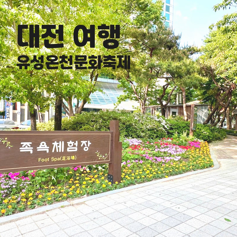 대전 유성온천문화축제 봄꽃전시회 족욕체험장 등 대전 유성 가볼 만한 곳 네이버 블로그