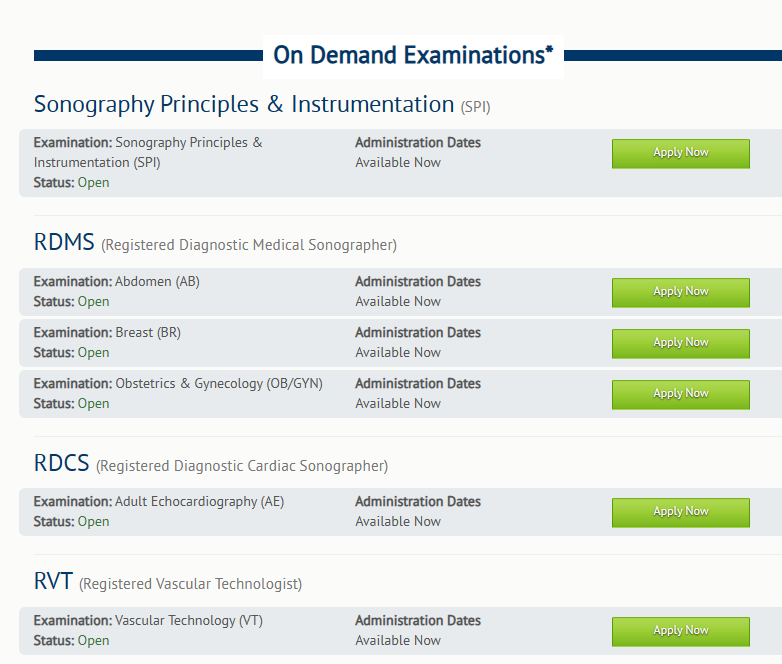 미국초음파사 ARDMS 준비 : SPI 시험접수방법, RDMS 필요서류 : 네이버 블로그