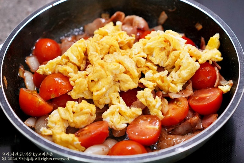토마토 계란볶음 토달볶 방울 토마토 요리 토달볶음 네이버 블로그