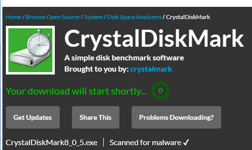크리스탈 디스크 마크(CrystalDiskMark) 저장 장치 성능 측정 벤치마크 : 네이버 블로그