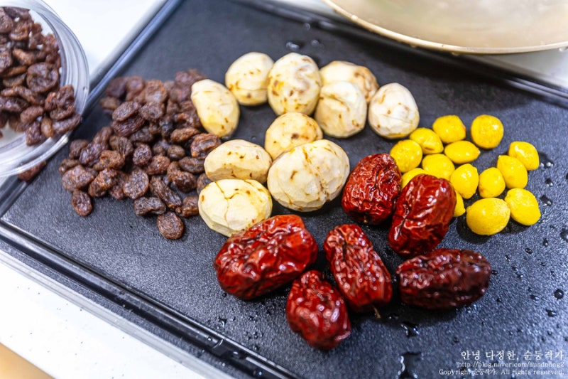 전기밥솥 약밥만들기 약식만드는법 찹쌀 2컵분량 약밥레시피 찹쌀요리 영양간식 추천 네이버 블로그