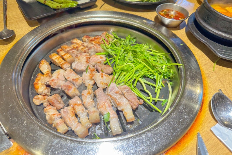 0506 고속터미널역 듀록 돼지고기 고기집 맛집 온유월식당 네이버 블로그