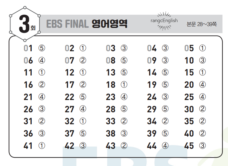 2025학년도 EBS FINAL 영어듣기 전체 음원. (문항지 없는 오디오 파일) : 네이버 블로그