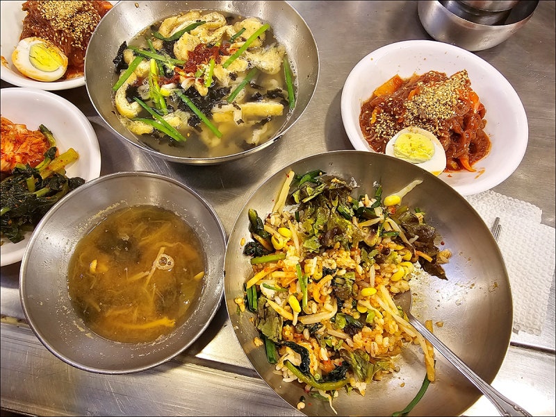 남대문시장 맛집 칼국수골목 남해식당 세가지 메뉴 8천원 네이버 블로그