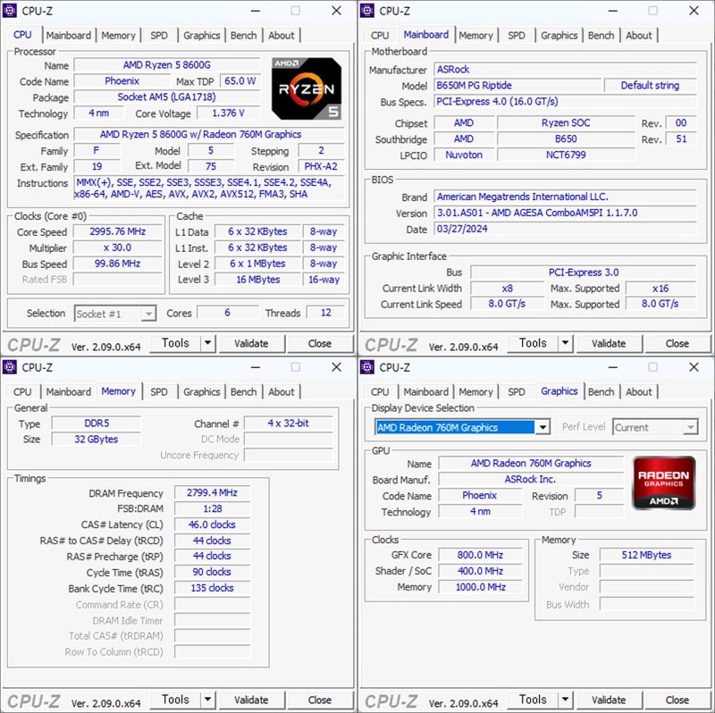 AMD 라이젠5 5세대 8600G 피닉스 & 내장VGA 760M B650M 성능 테스트 : 네이버 블로그