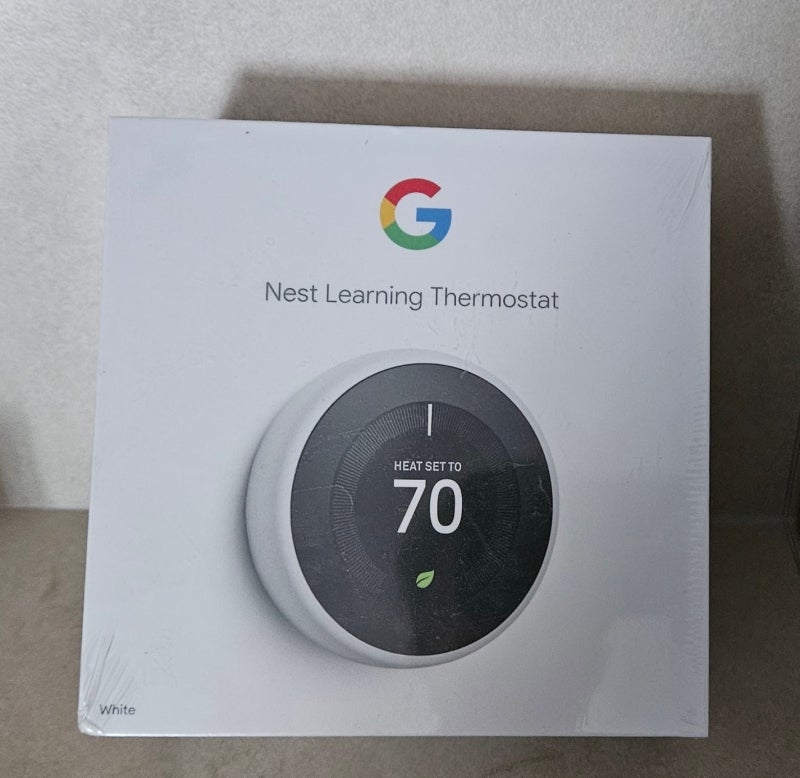 구글 네스트 Google Nest white Thermostat 화이트(white) 온도조절기 3세대 제품 [현장 편 ...
