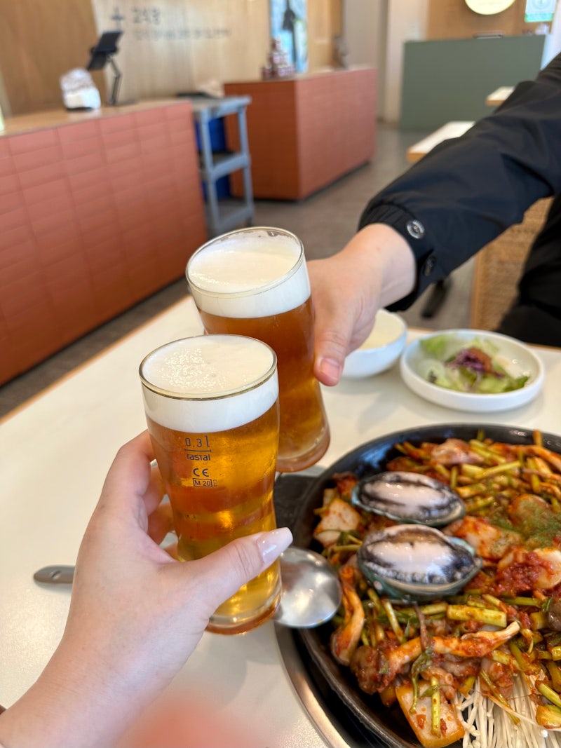 강원도 고성 철판요리 맛집 고식당 해물낙지철판요리 전복 관자 새우 신선그잡채 네이버 블로그
