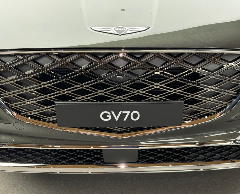 제네시스 GV70 페이스리프트 보고 왔네요 ft. 실내,색상,가격,제원 : 네이버 블로그