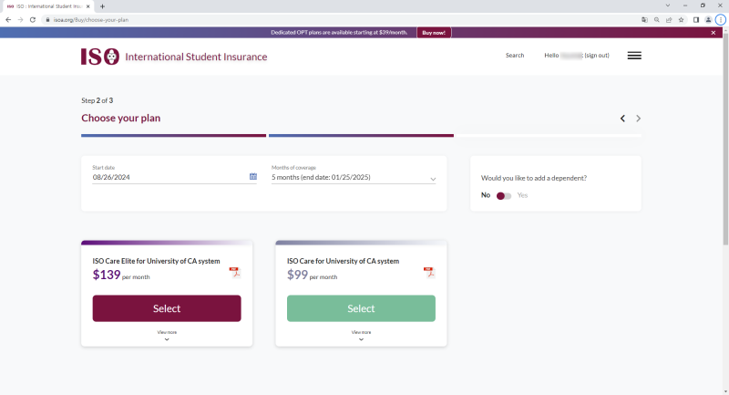 [보험] ISO Health Insurance 가입(UCLA 교환) : 네이버 블로그