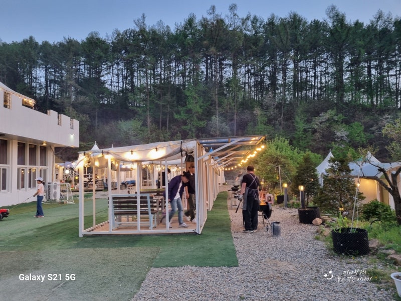 용인 셀프바베큐장 외부음식 반입 가능한 산토리니 관광농원 네이버 블로그