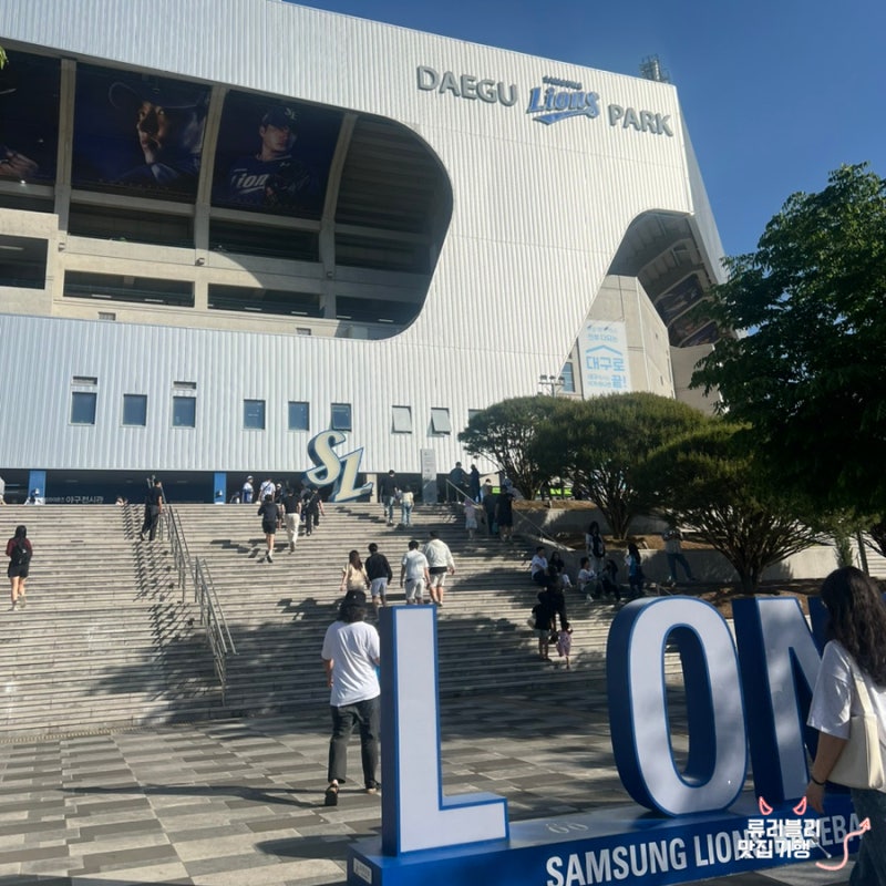대구 삼성라이온즈파크 예매 먹거리 주차장 원정응원단석 직관 좌석 시야 네이버 블로그