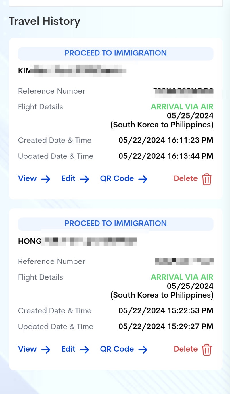 필리핀 세부 보홀 이트래블 가족 면세 신고서 작성하기 24년 5월 10일 최신 버전 그대로 따라 하시면 돼요 네이버 블로그