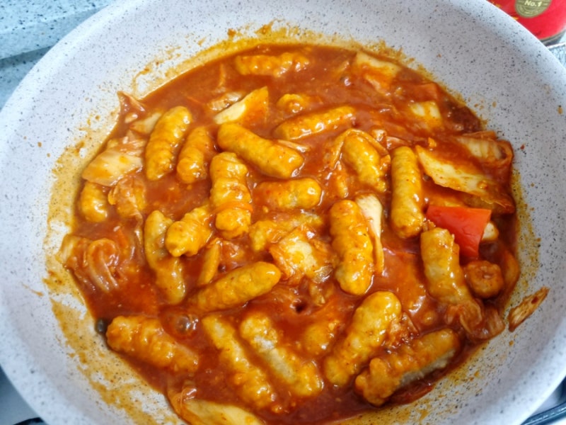 김피탕 만들기 남은 탕수육 요리 김치피자 탕수육 소스 맛 네이버 블로그