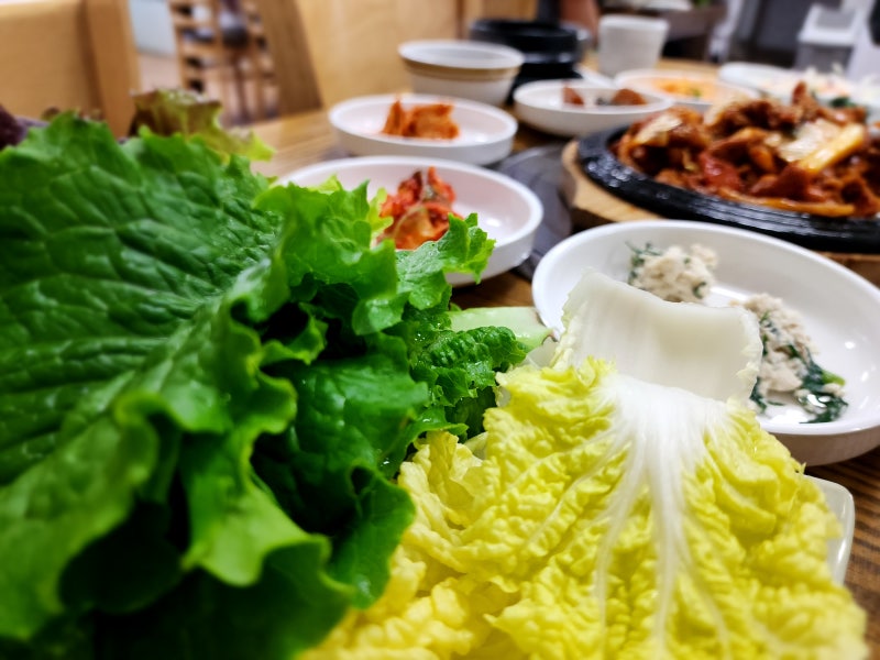 안성 미산저수지 입구 미리내성지 근처 황가네 제육우렁쌈밥 맛있는 집 네이버 블로그