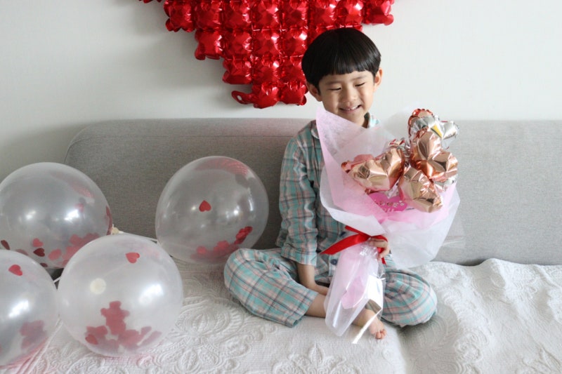 생일풍선이벤트 다이소 생일파티용품 풍선꽃다발만들기 네이버 블로그