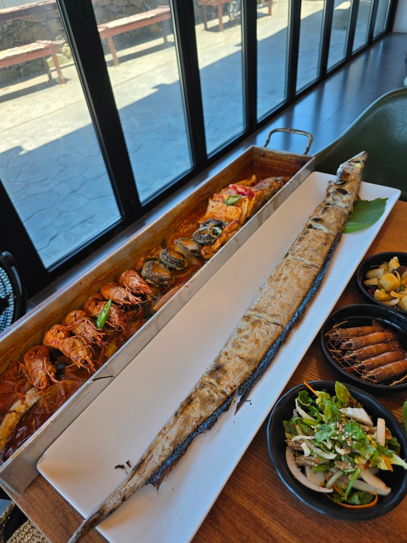 제주 협재 갈치조림 맛집 해녀세자매 바다뷰도 좋아서 사진 잘 나와요~ 네이버 블로그