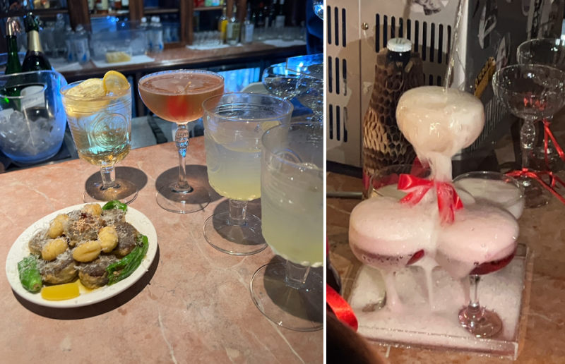 [용산] '노커어퍼(KNOCKER UPPER)' 용산에서 가장 핫하고 힙한 용리단길 술집/스탠딩바 뮤직펍 (스파클링 와인 ...