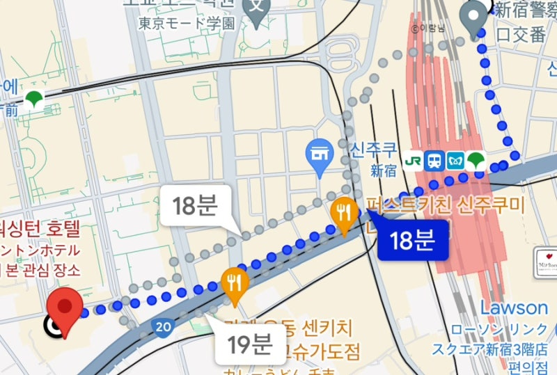 일본 도쿄 신주쿠 워싱턴 호텔 본관 후기 편의점 지하철 캐리어 보관 방법 네이버 블로그