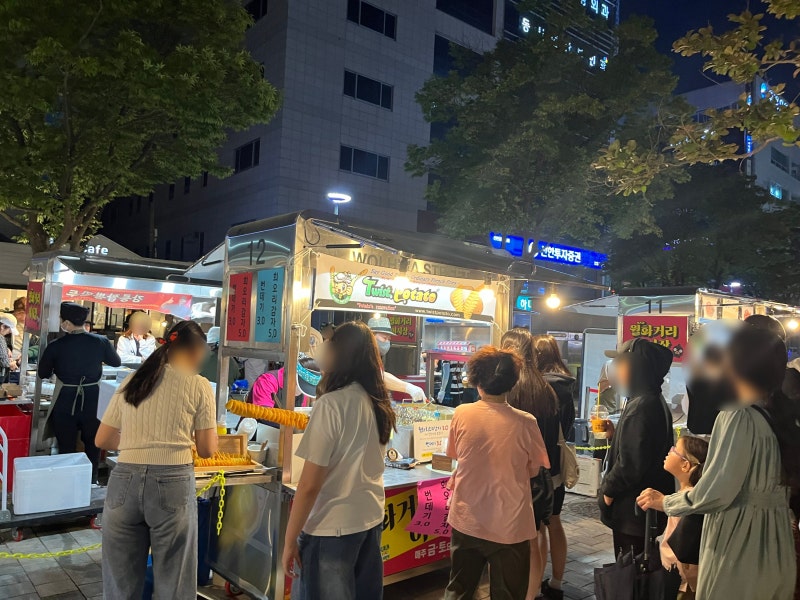 강릉 여행 필수코스 월화거리 야시장 위치 주차장 먹거리 With 분수쇼 네이버 블로그