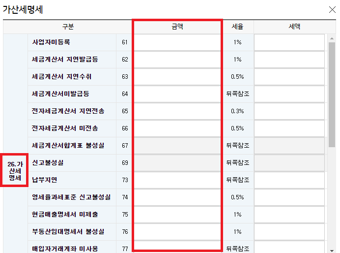 위하고 부가세신고 수정신고 지연수취 등 가산세 감면 규정 면세 전자계산서 가산세 계산방법 네이버 블로그